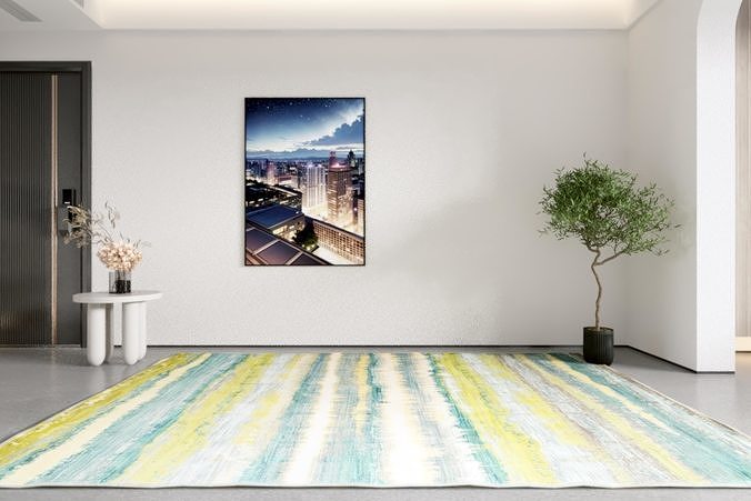 Modern Carpet Pattern Abstract 3D model | CGTrader