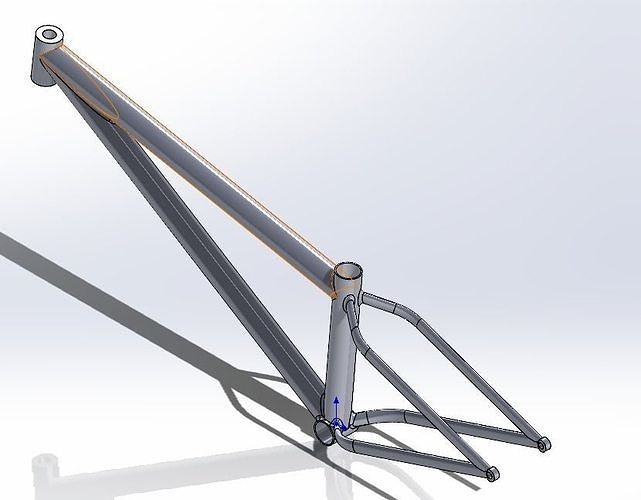 Bmx Bike Frame 3D model | CGTrader