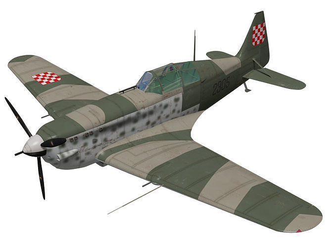 Morane Saulnier MS406 3D model | CGTrader