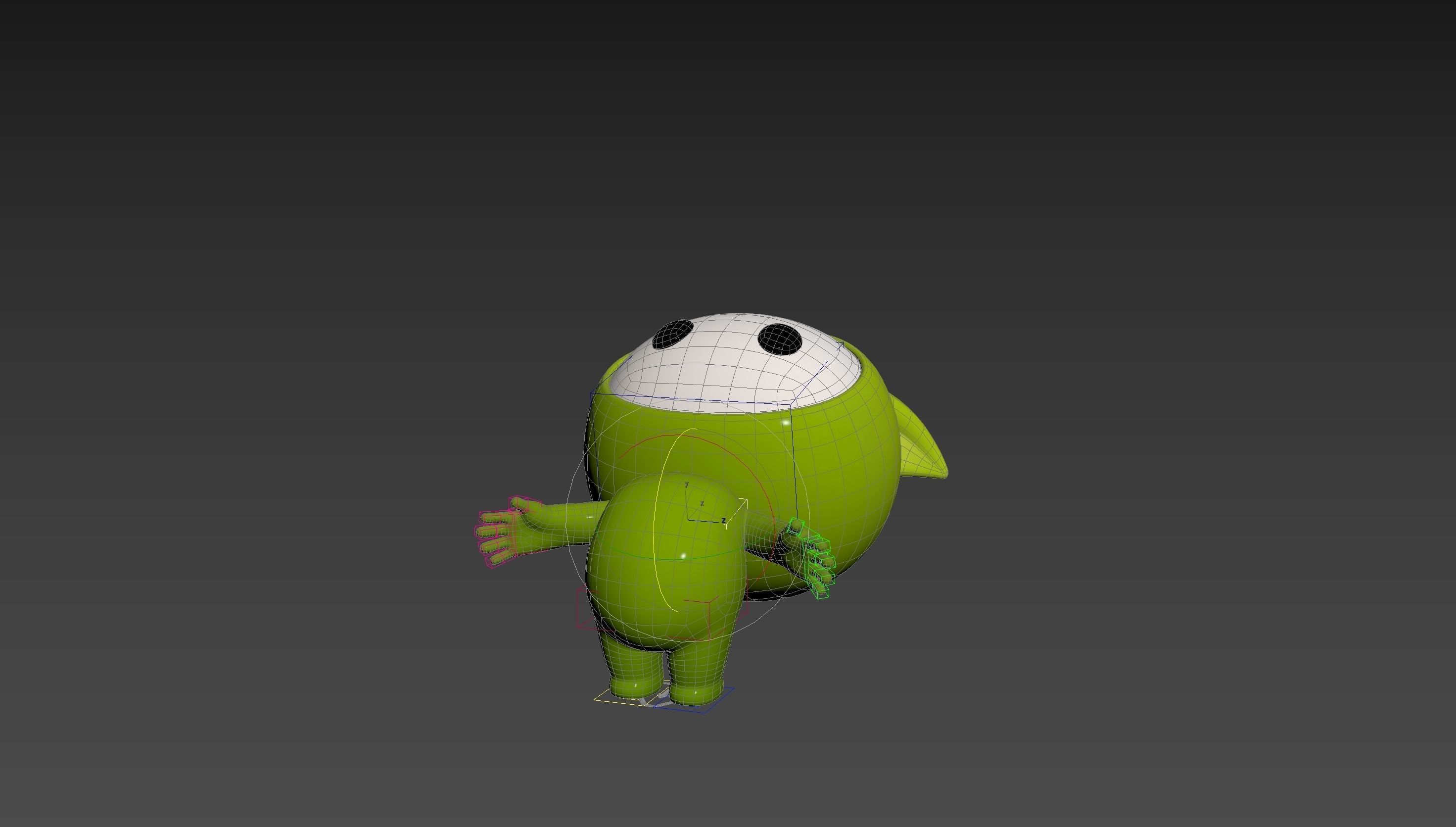 Character257 Rigged Mascot 3D model rigged | CGTrader