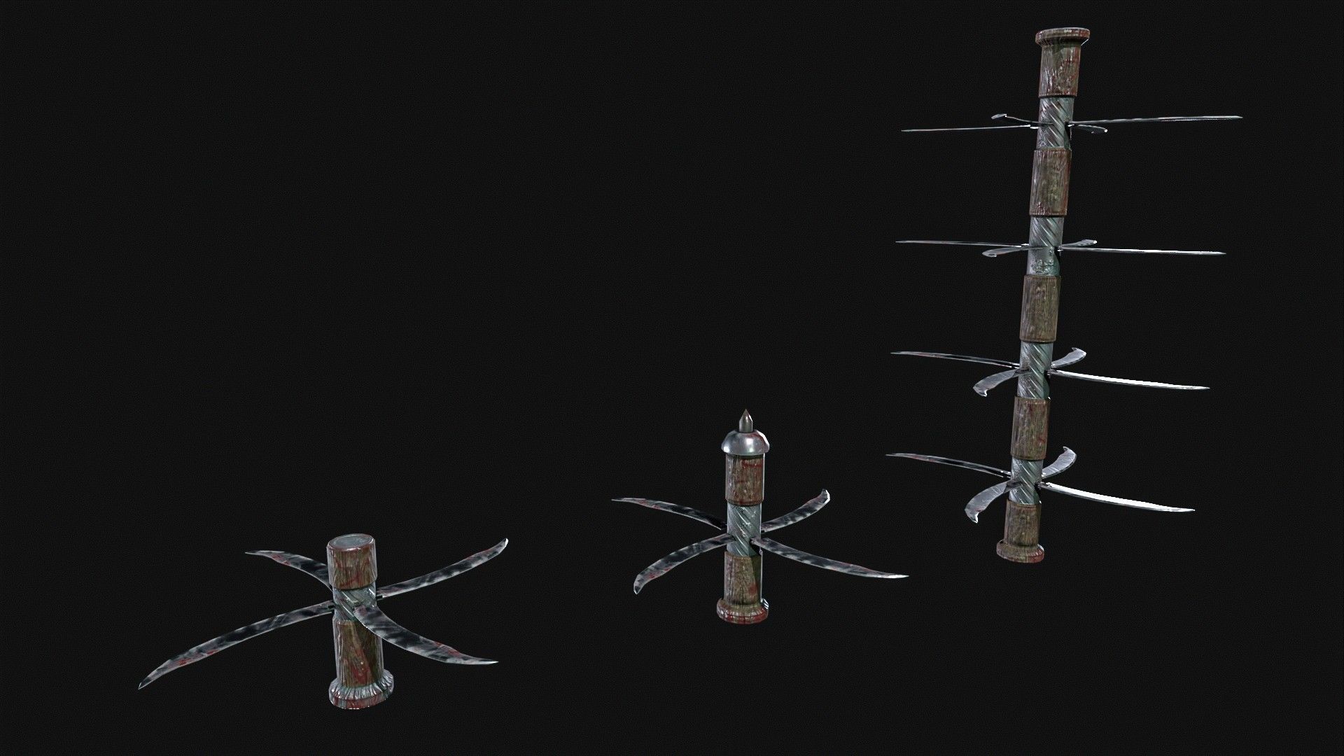 3D model Medieval Trap Pack VR / AR / low-poly | CGTrader