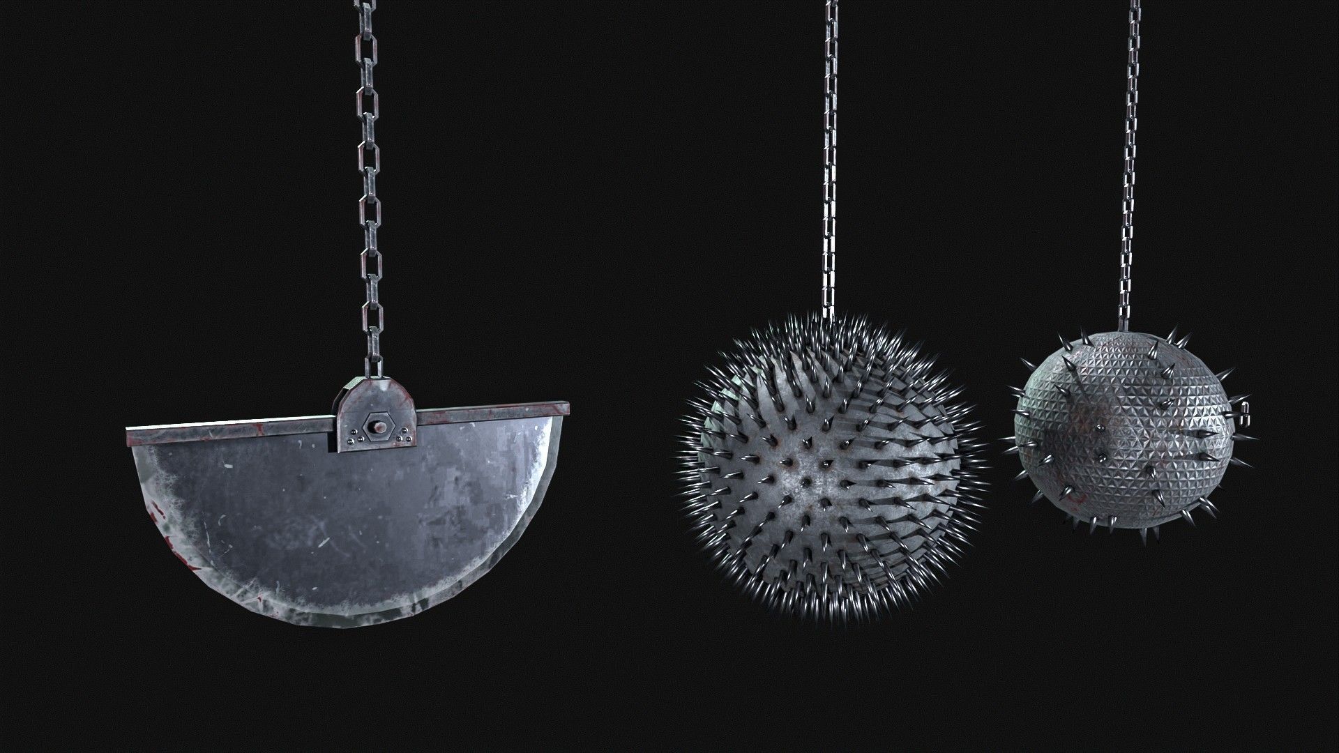 3D model Medieval Trap Pack VR / AR / low-poly | CGTrader