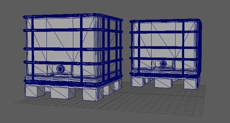 3D model water tank VR / AR / low-poly | CGTrader