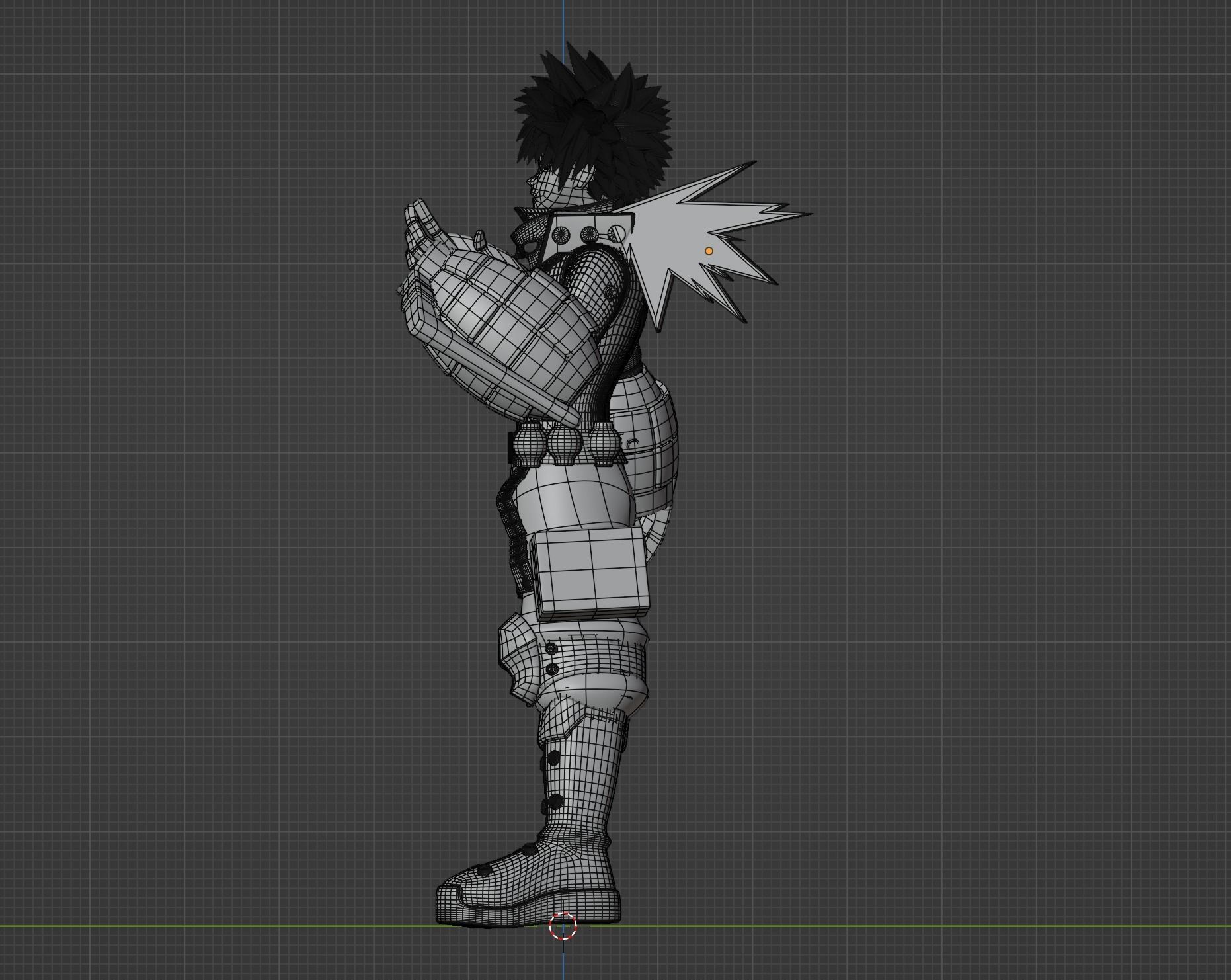 Katsuki Bakugo - My Hero Academia 3D model rigged | CGTrader