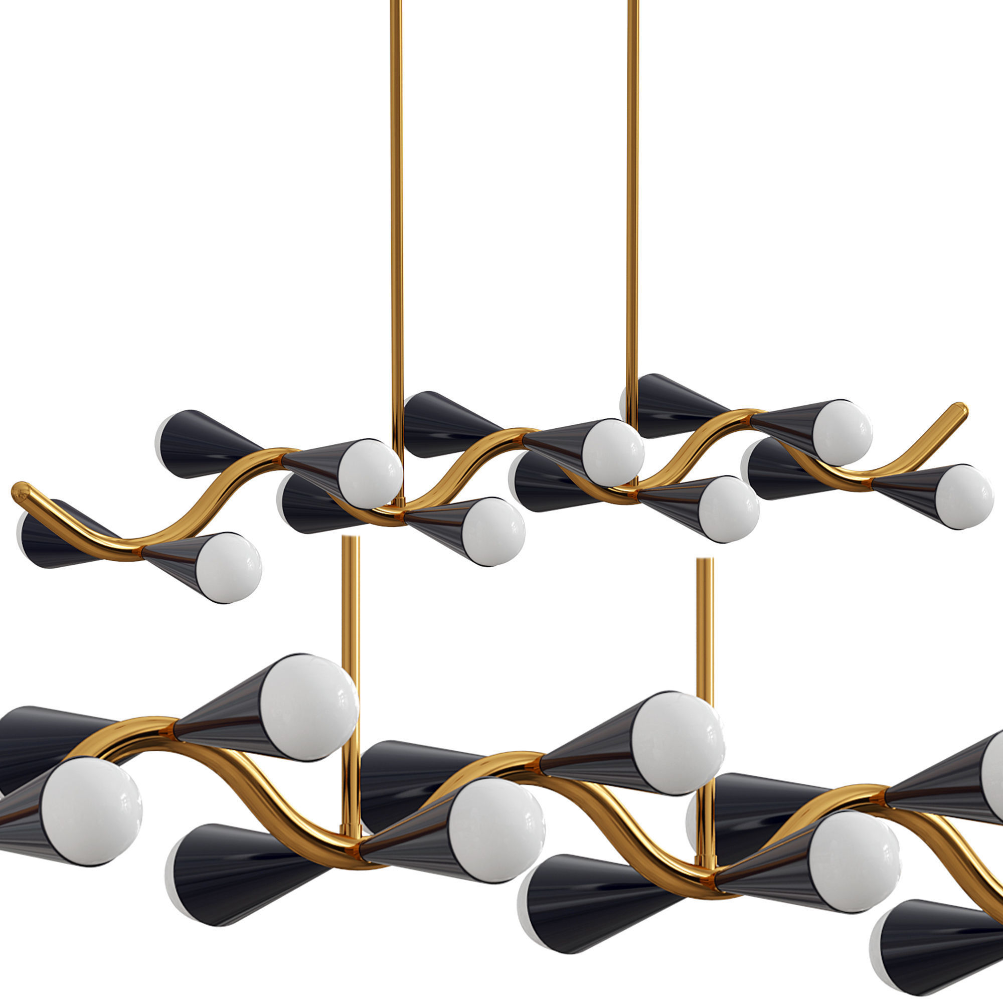 Caracas Wave 14 Light 3D model | CGTrader