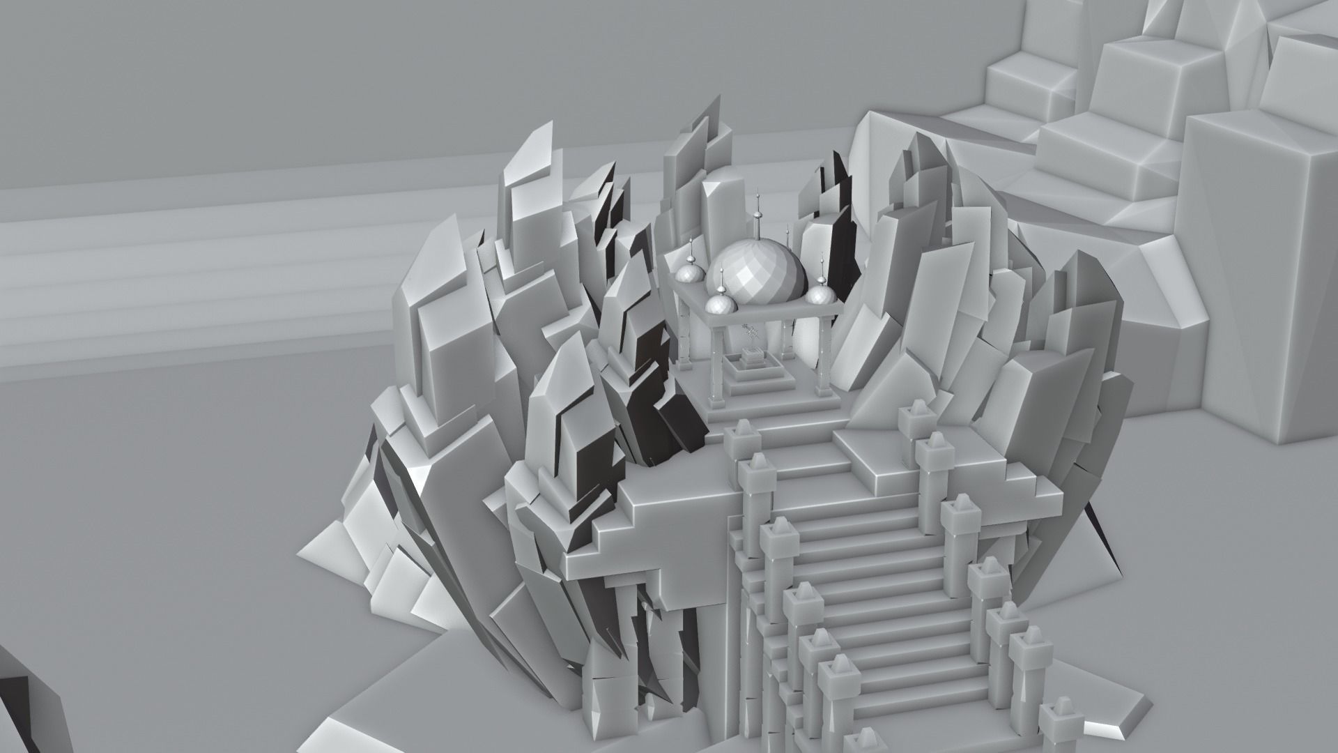 3D model Volcano Environment VR / AR / low-poly | CGTrader