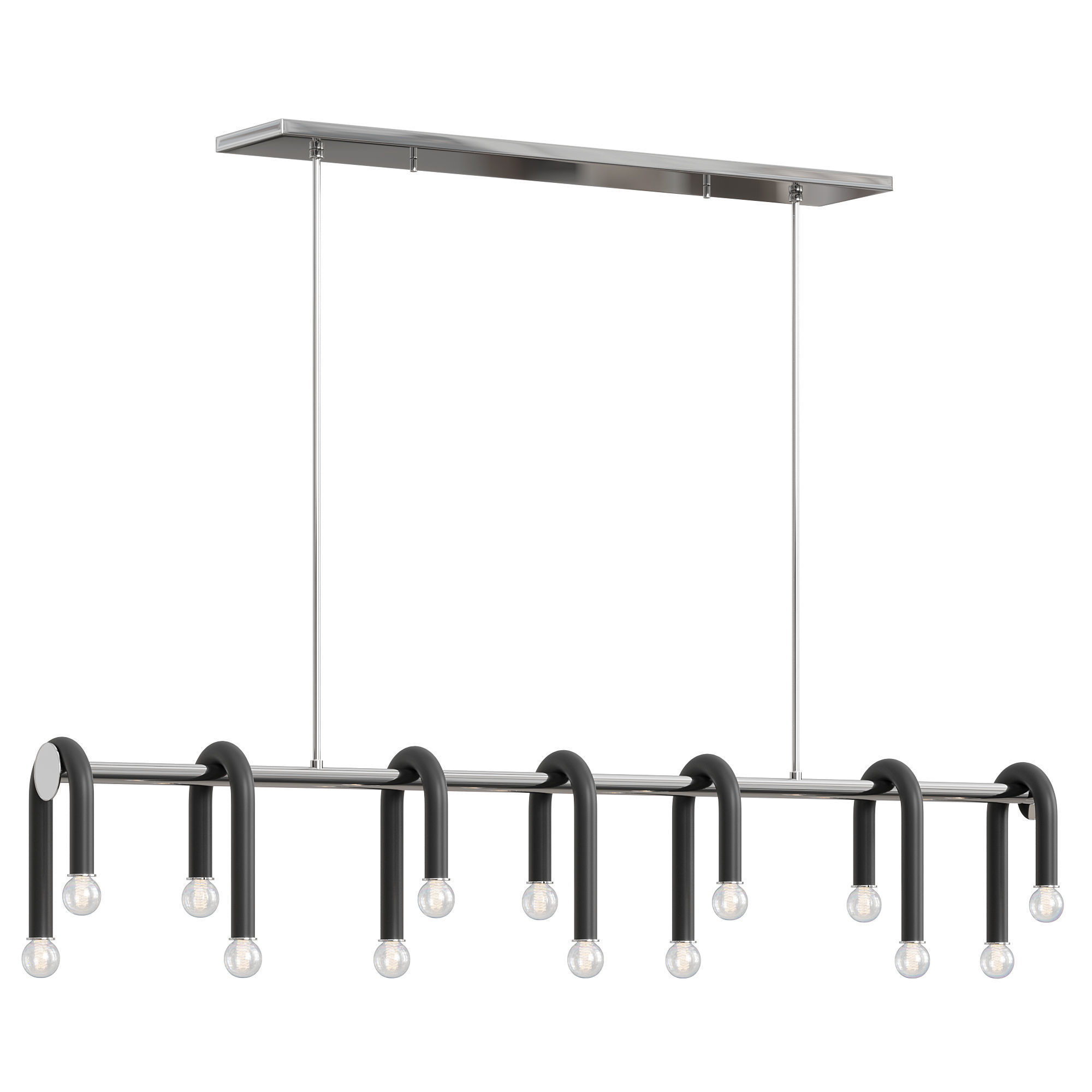 Whit Linear Pendant by Lightology 3D model | CGTrader