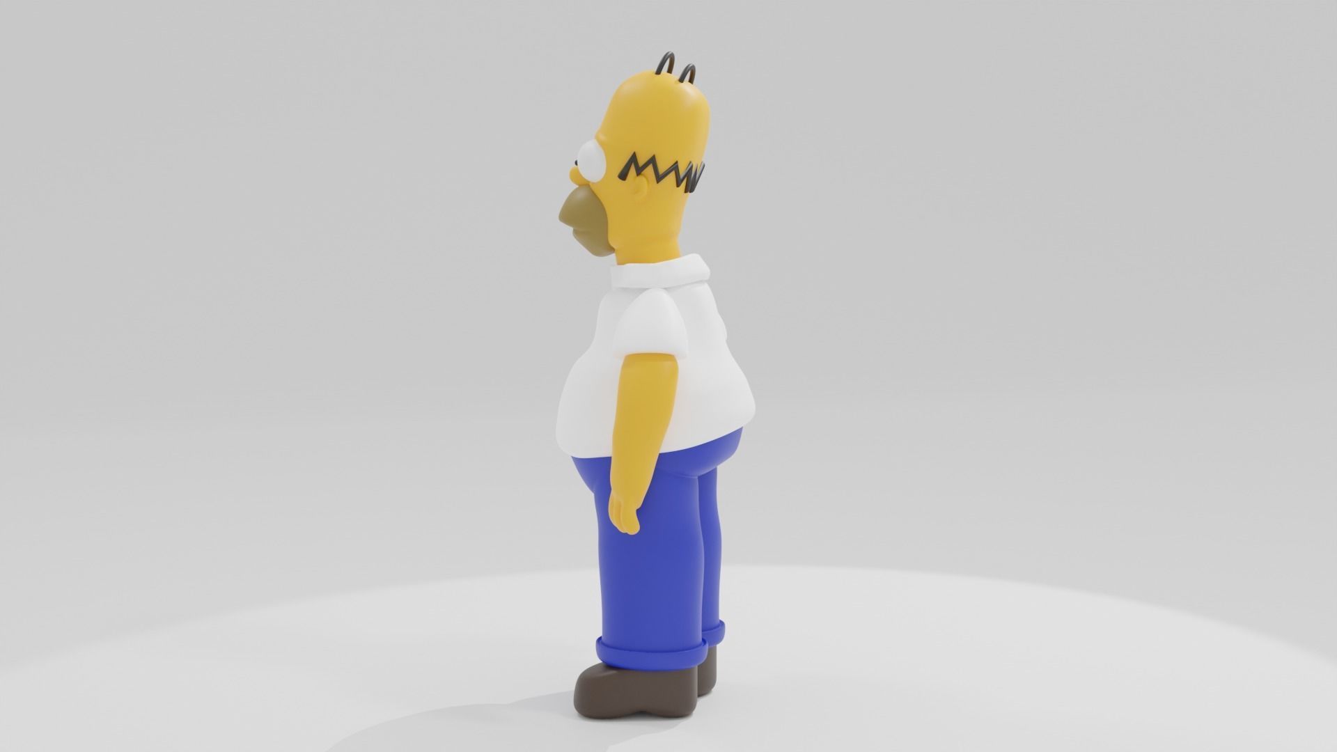 Homer Simpson The Simpsons character 3D model | CGTrader