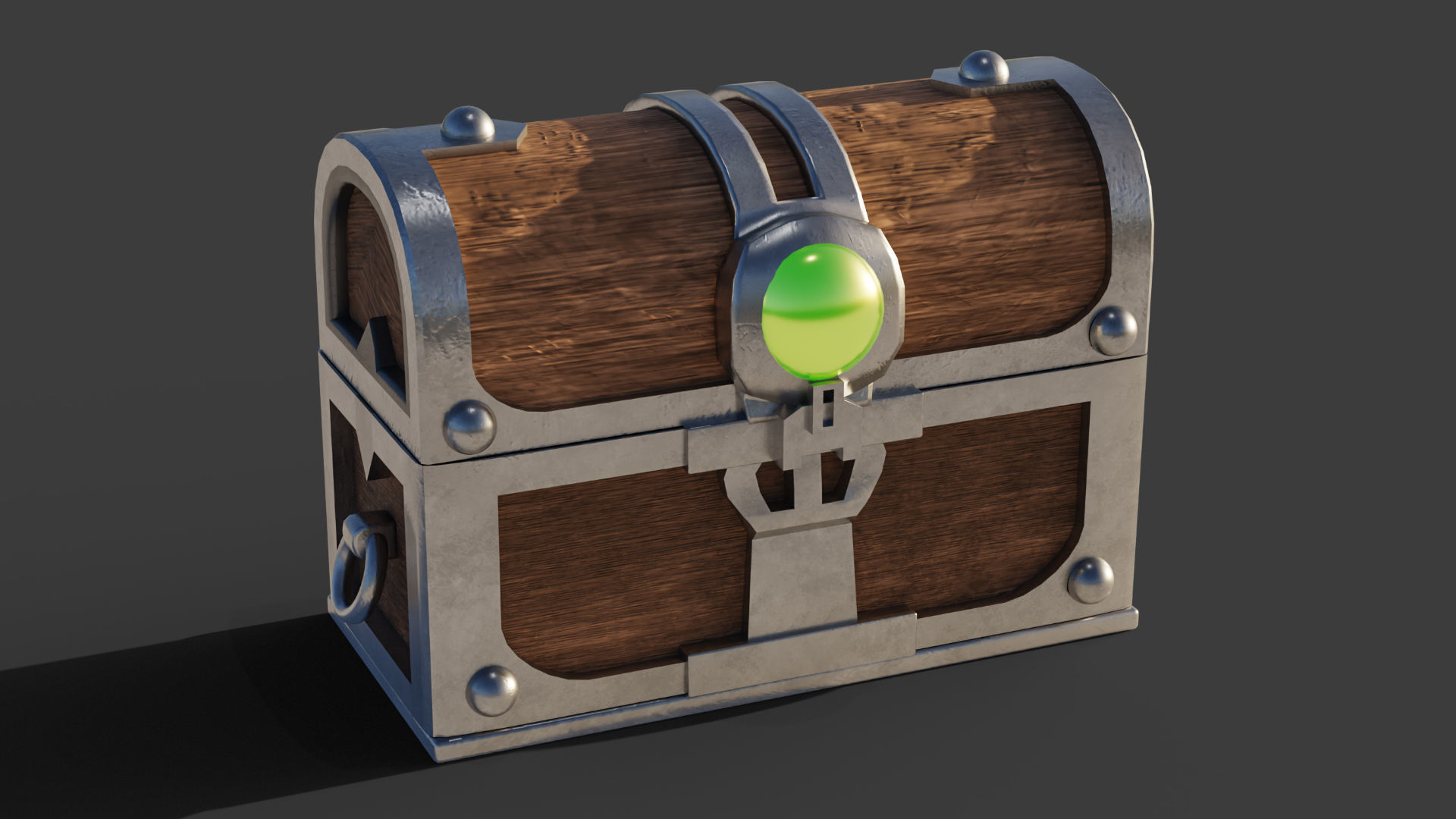 3D model Treasure Chest Game Asset Low Poly VR / AR / low-poly | CGTrader