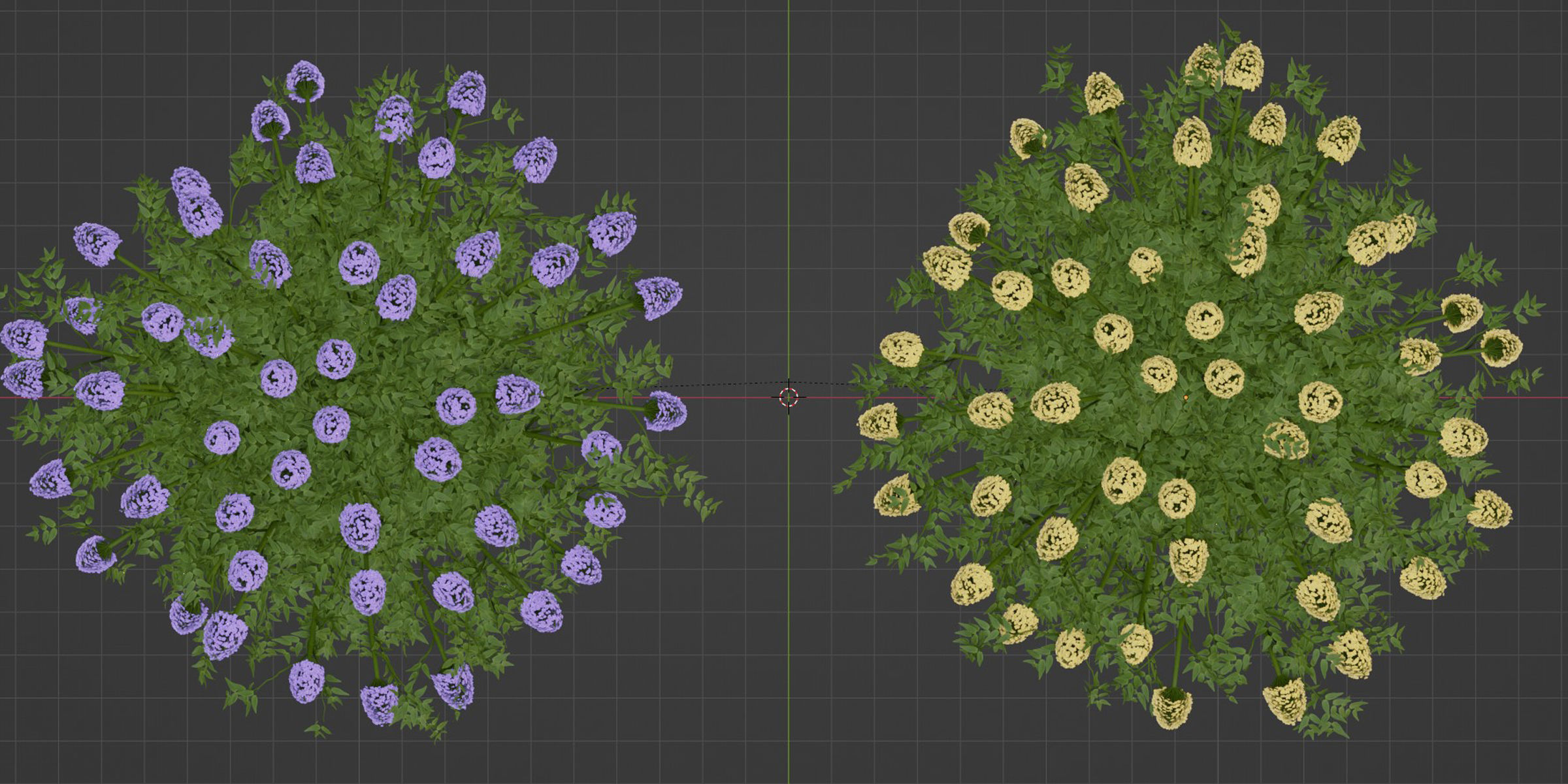 flowering bushes collection vol 43-Blender 3D model | CGTrader