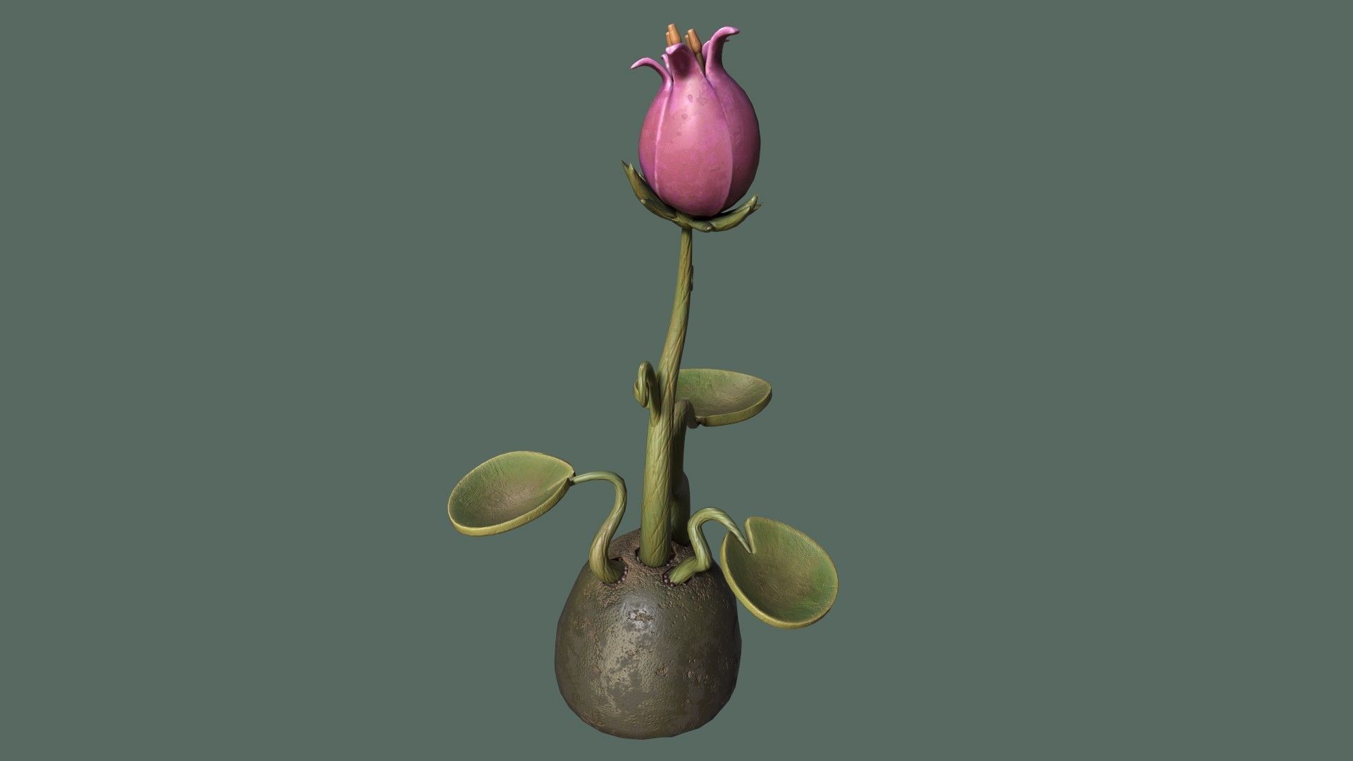 3D model Stylized Fantasy Plant VR / AR / low-poly | CGTrader