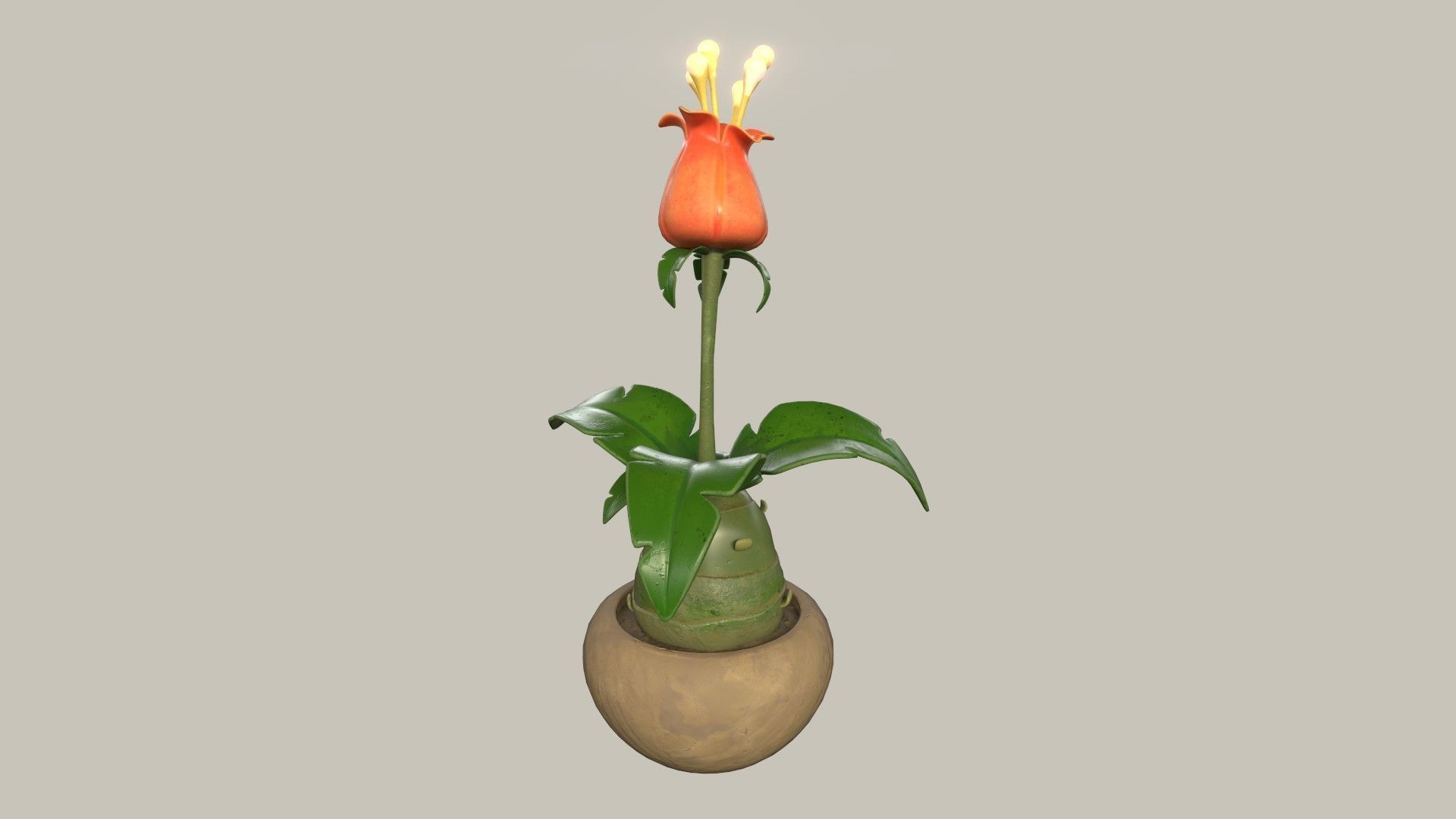 3D model Stylized Fantasy Plant VR / AR / low-poly | CGTrader