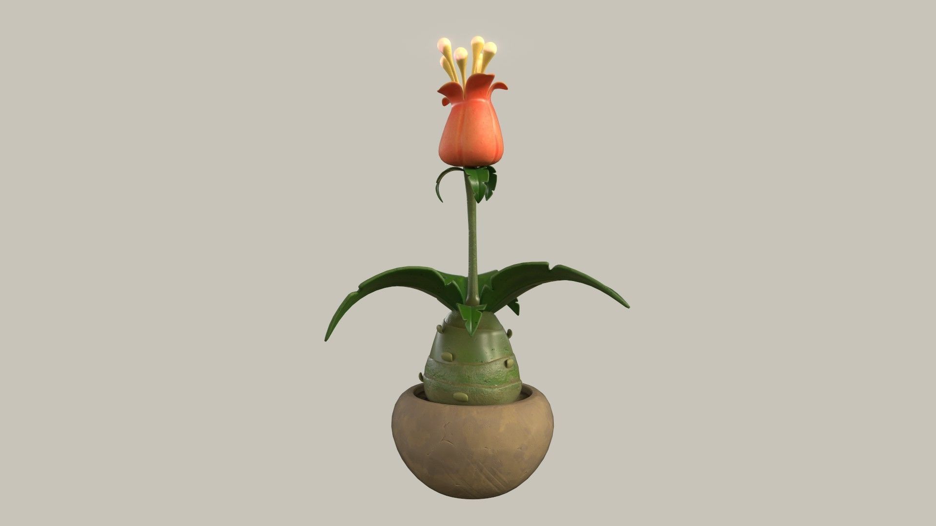 3D model Stylized Fantasy Plant VR / AR / low-poly | CGTrader