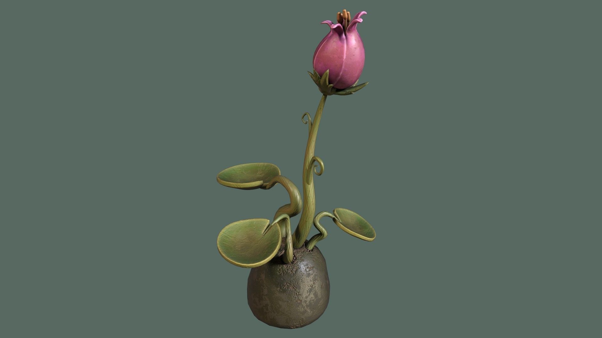 3D model Stylized Fantasy Plant VR / AR / low-poly | CGTrader