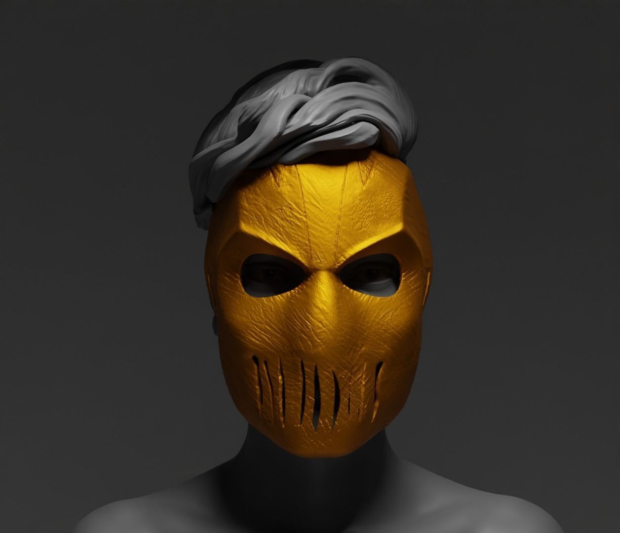 DC Comics Cosplay Face Mask 3D model 3D printable | CGTrader