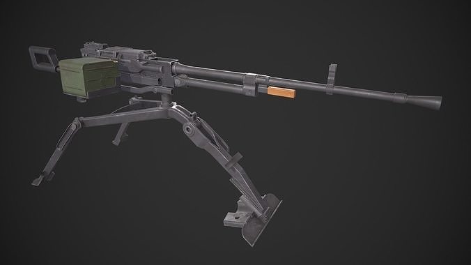 KORD Machine Gun 3D model | CGTrader