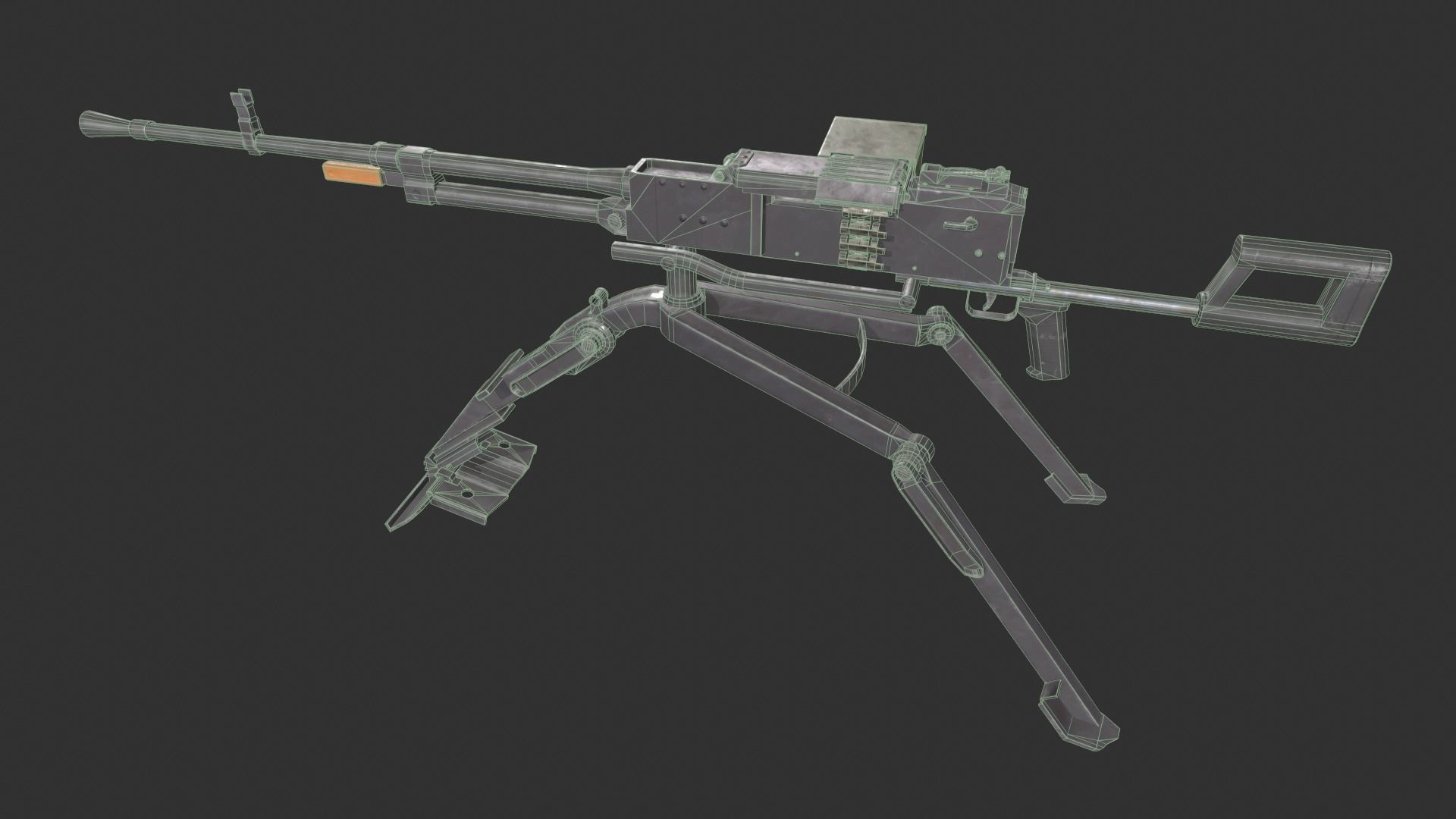 KORD Machine Gun 3D model | CGTrader