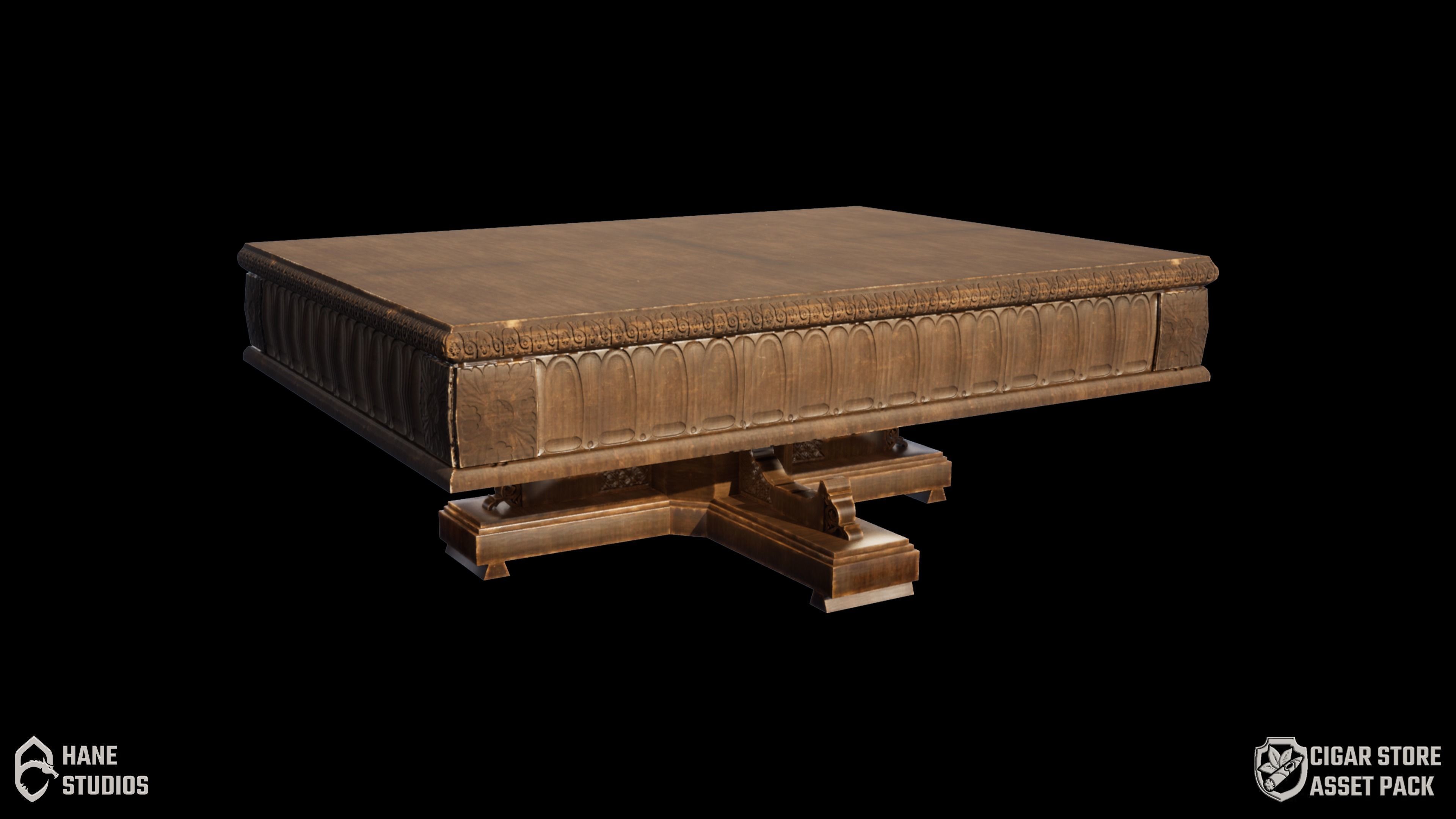 3D model Vintage Table 3 - Coffee Table - Classic VR / AR / low-poly ...