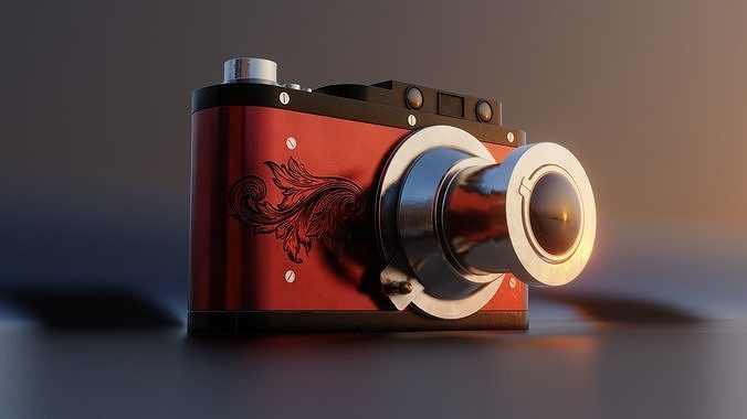 3d vintage camera 3D model | CGTrader