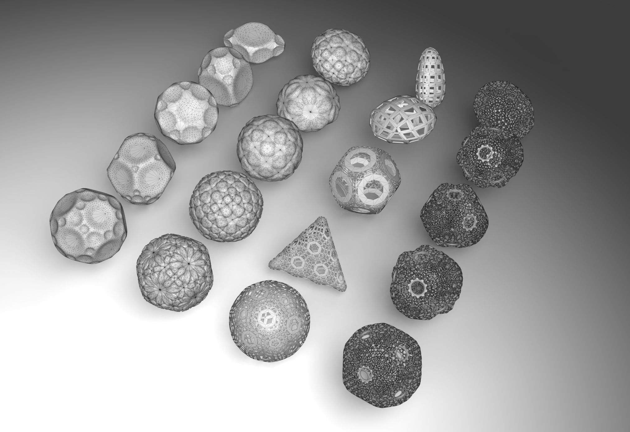 Ultimate 500 MEGA PACK 3D Shapes Collection 3D model 3D printable ...