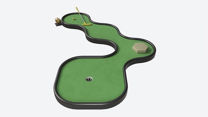 Miniature Golf Course 11 3D model | CGTrader