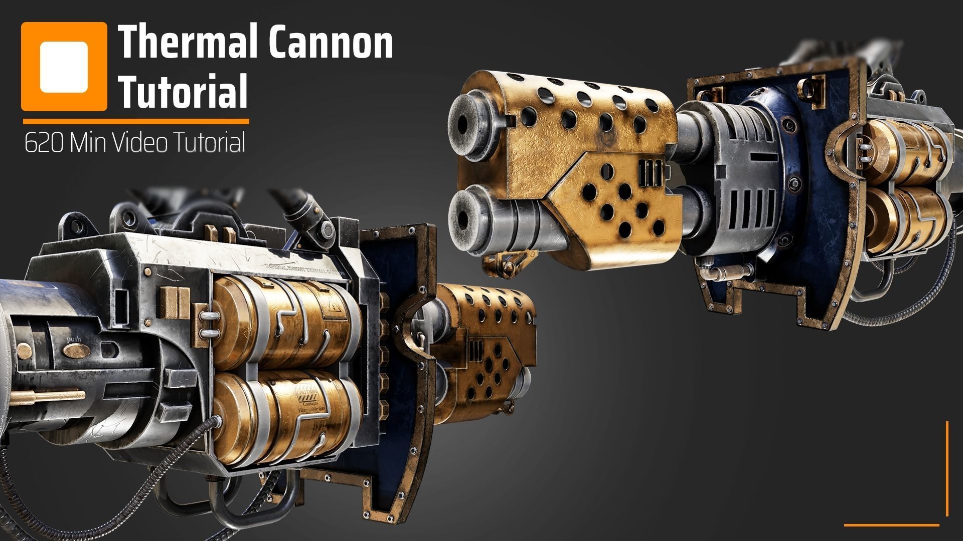 3D model Imperial Knight Thermal Cannon VR / AR / low-poly | CGTrader