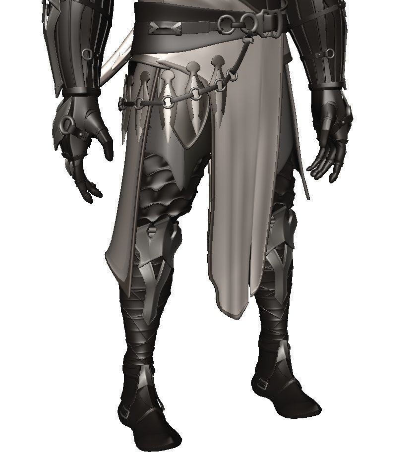 Man Assassin Fighter 3D model | CGTrader