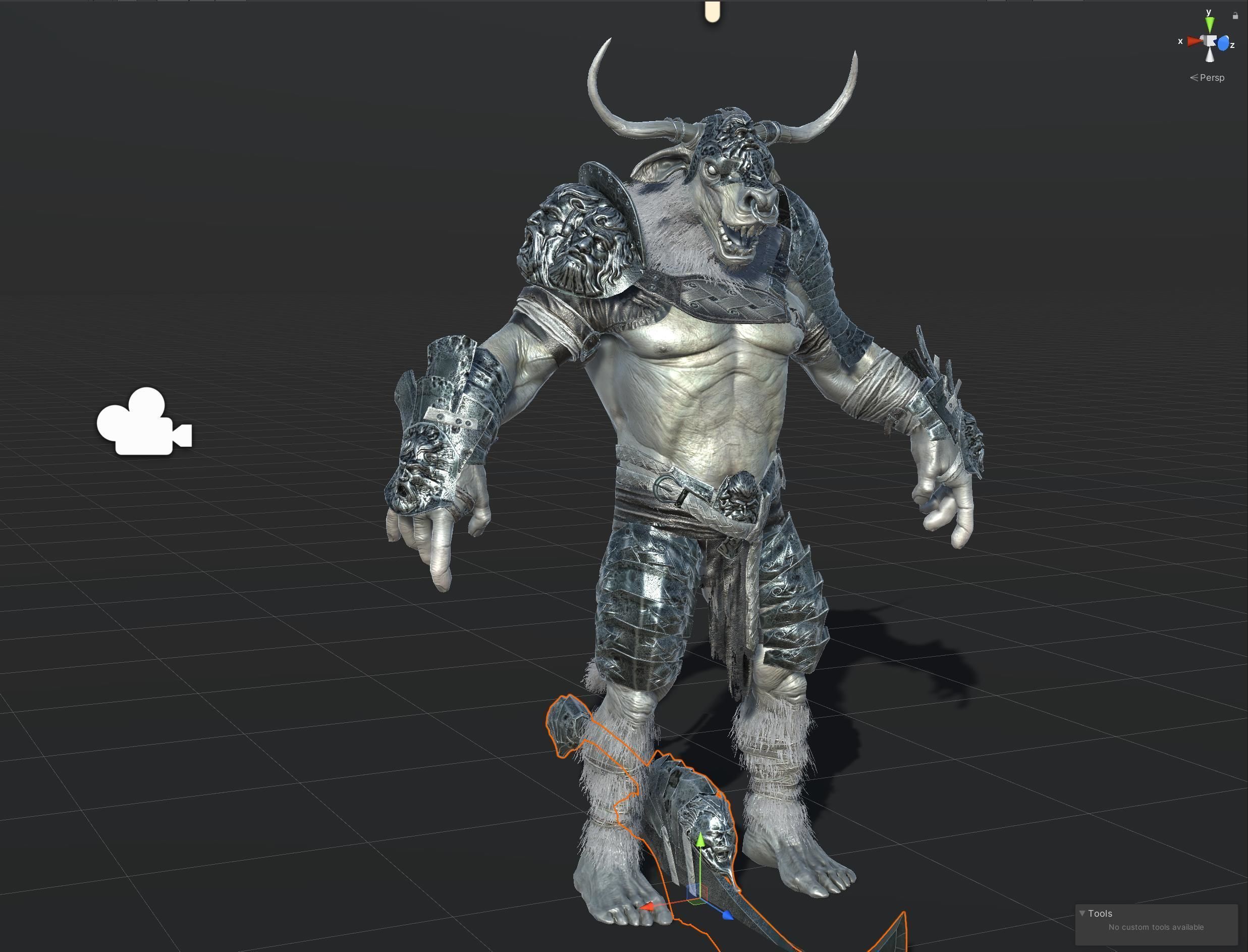 3D model Minotaur boss VR / AR / low-poly | CGTrader