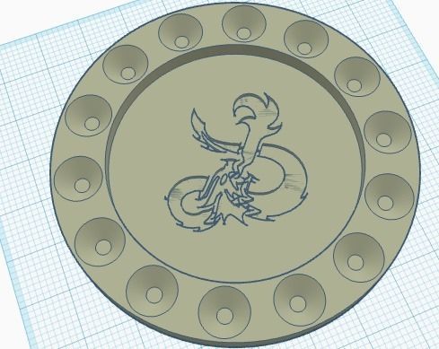 DND Dice Holder and Rollpad 3D model 3D printable | CGTrader