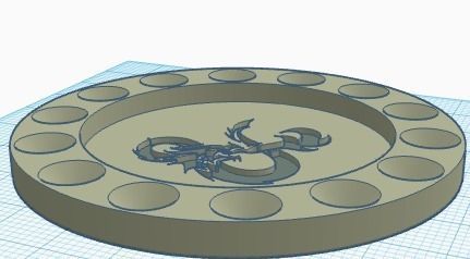 DND Dice Holder and Rollpad 3D model 3D printable | CGTrader