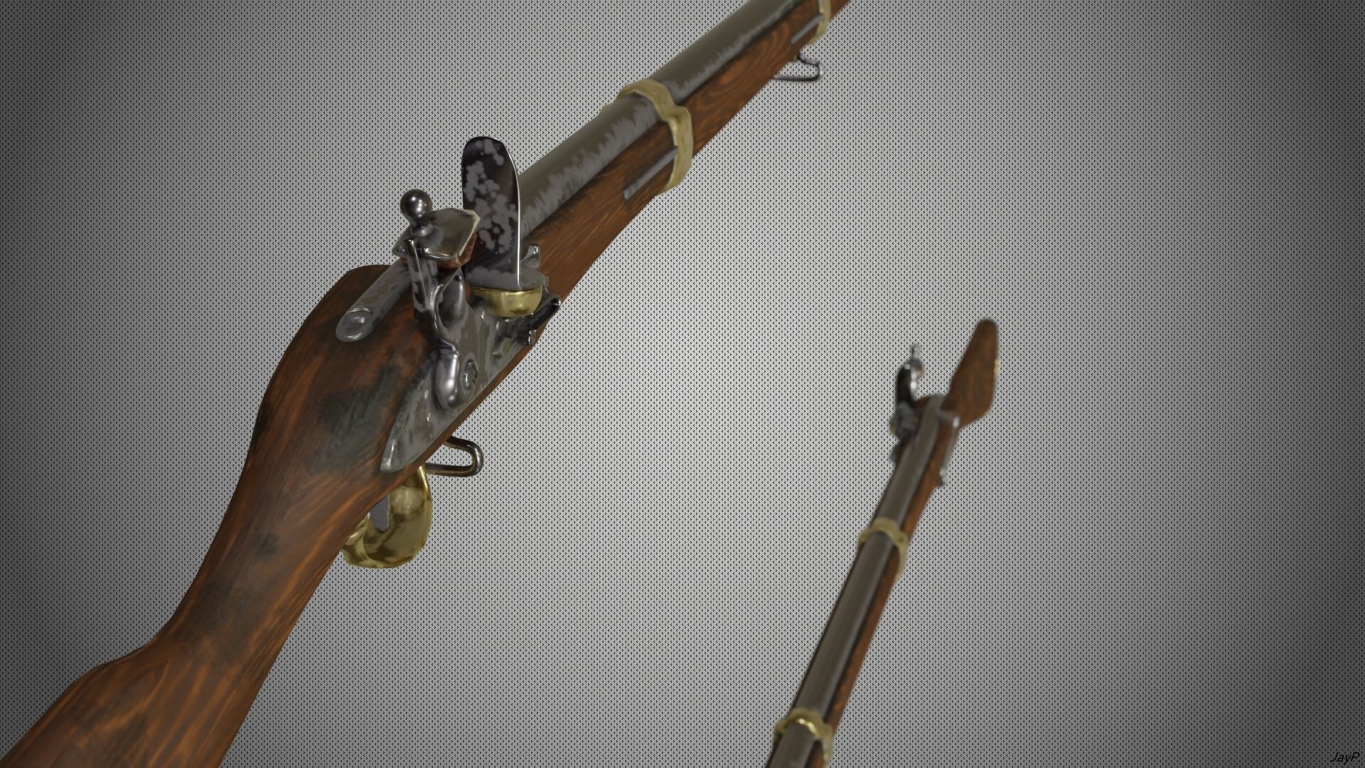 3D model Charleville musket VR / AR / low-poly | CGTrader