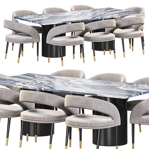 Dining Table BILERA by Cazarina 3D model | CGTrader