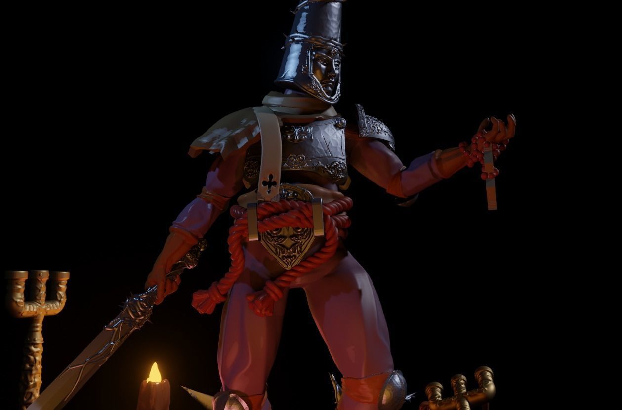 BLASPHEMOUS PENITENT ONE - BY CIZJUT 3D model 3D printable | CGTrader