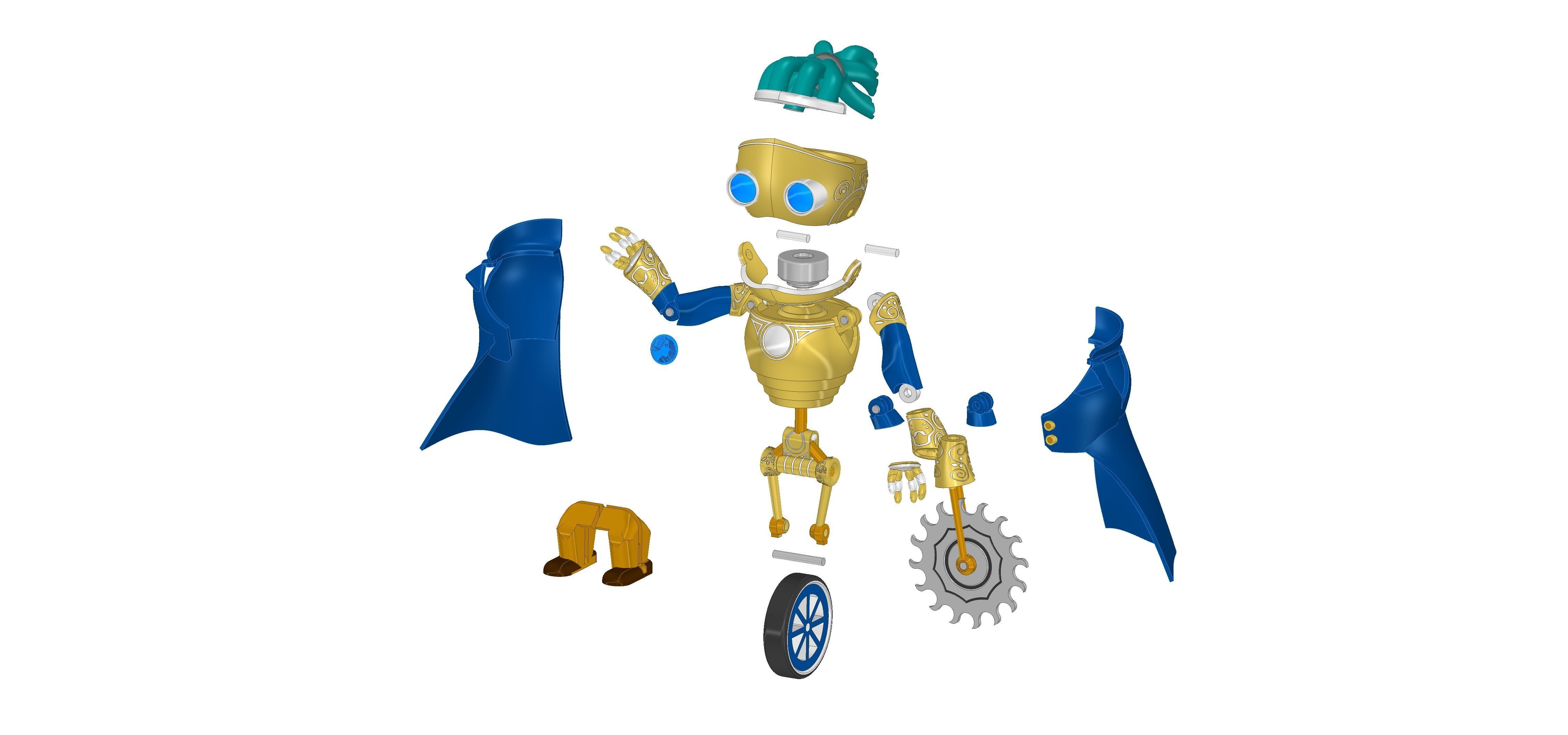 Fresh Cut Grass Level 9 Joint Articulation Display Stand By CC3D 3D ...