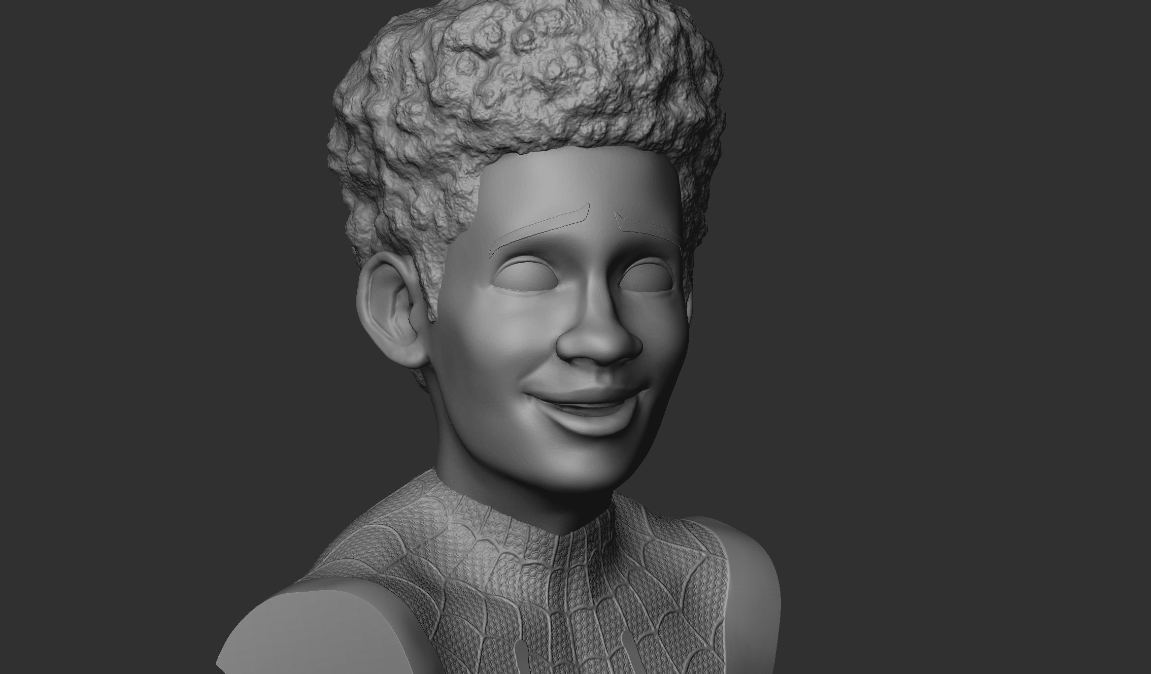 Spiderman - Miles Morales 3D model 3D printable | CGTrader