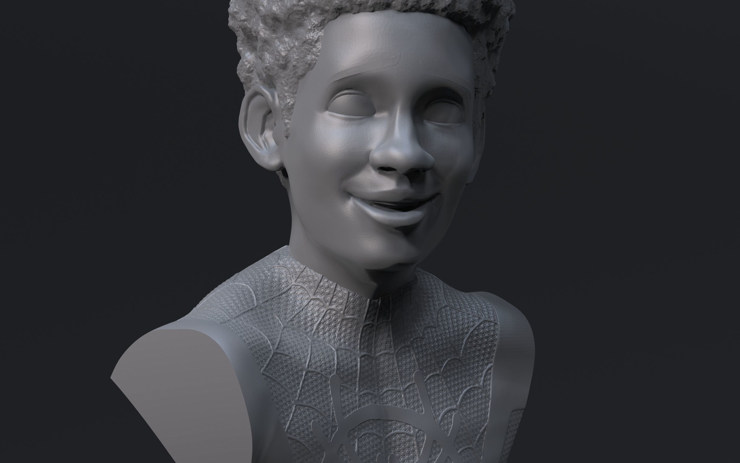 Spiderman - Miles Morales 3D model 3D printable | CGTrader