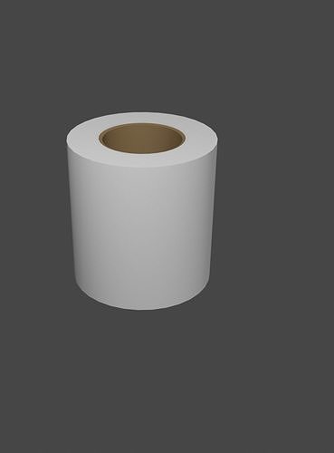 Toilet paper 3D model | CGTrader