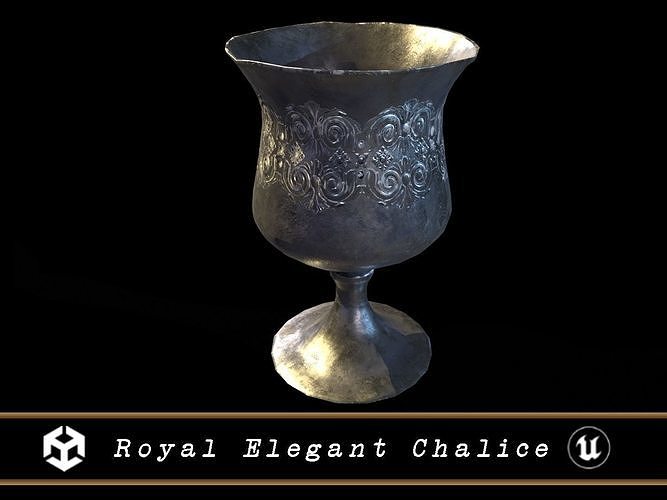 3D model Royal Elegant Chalice VR / AR / low-poly | CGTrader
