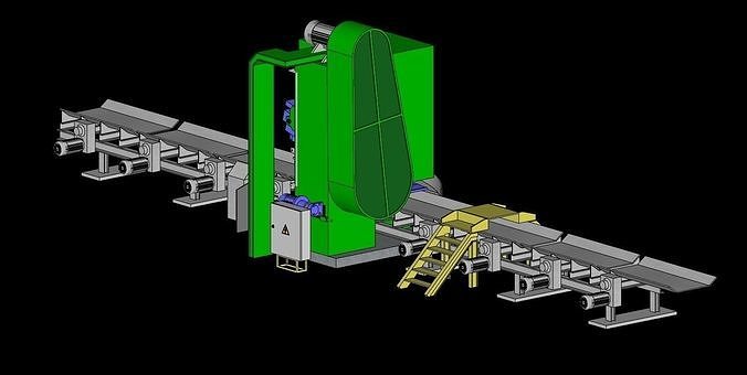 Industrial Machine 3D model | CGTrader