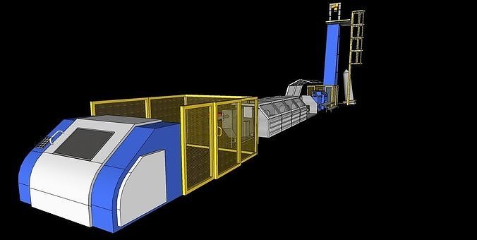 Laminador a frio--Cold rolling mill 3D model | CGTrader