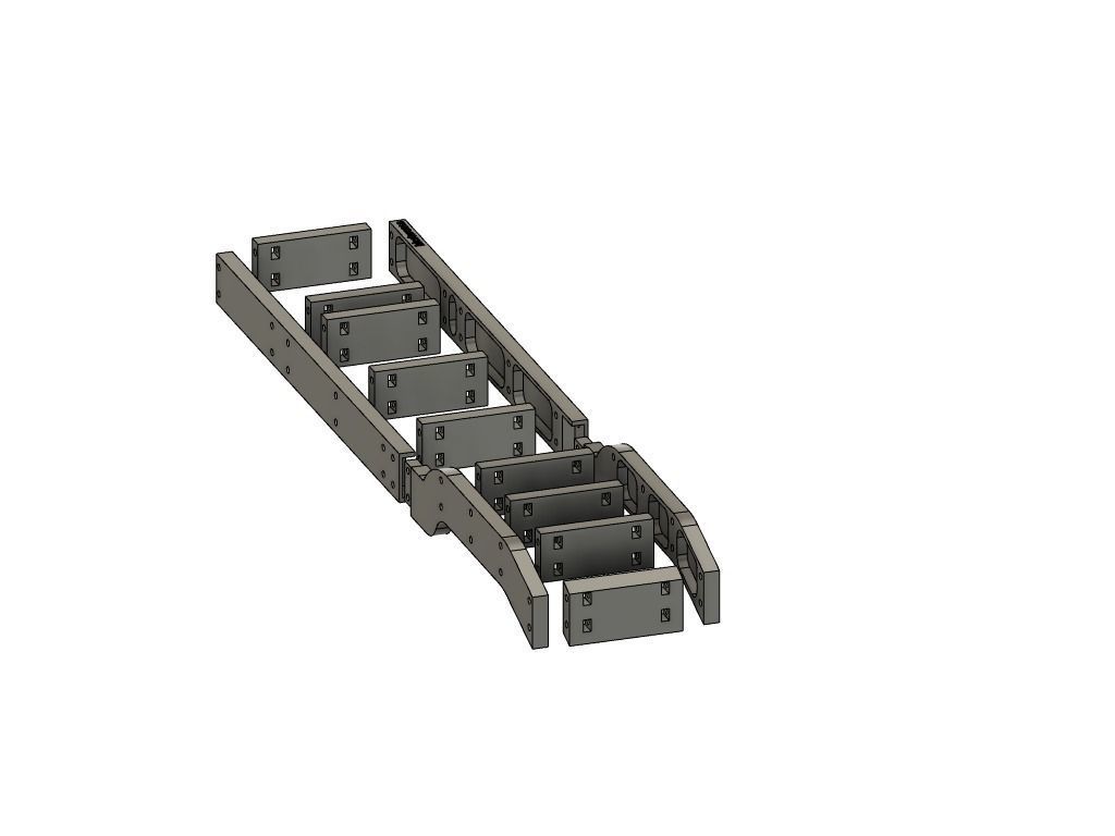 RAHMEN TAMIYA TRUCK FRAME RC LKW 3D model 3D printable | CGTrader