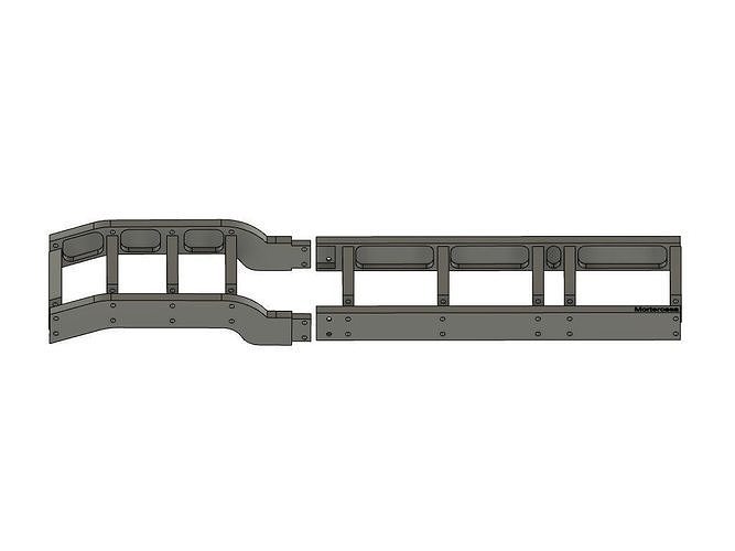 RAHMEN TAMIYA TRUCK FRAME RC LKW 3D model 3D printable | CGTrader