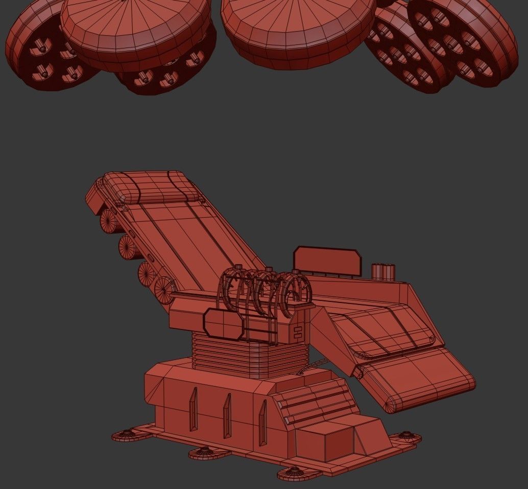3D model Sci-fi Medical Lab Chair VR / AR / low-poly | CGTrader