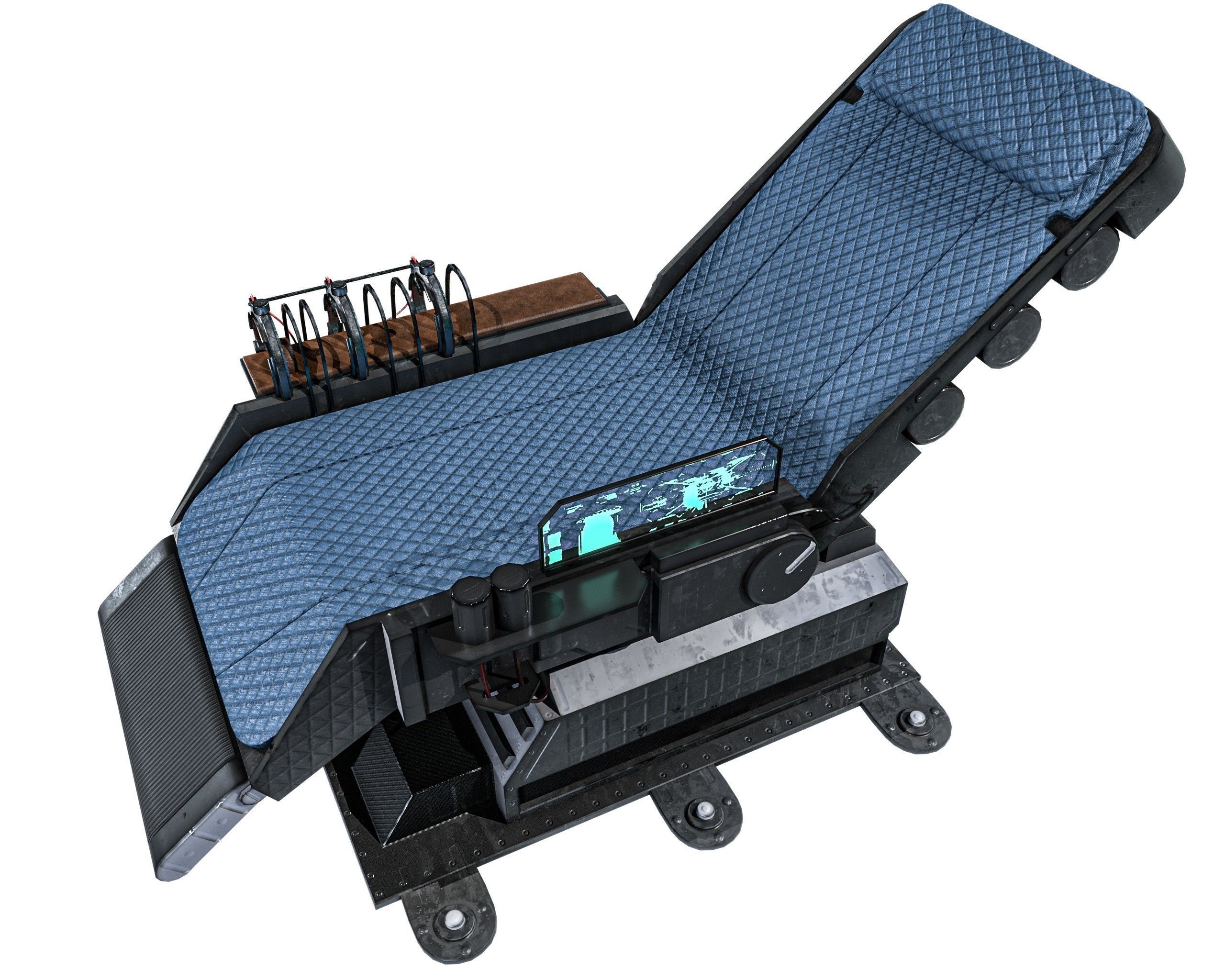 3D model Sci-fi Medical Lab Chair VR / AR / low-poly | CGTrader