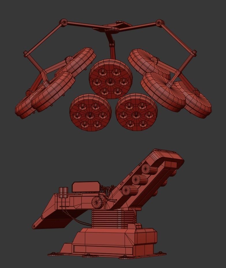 3D model Sci-fi Medical Lab Chair VR / AR / low-poly | CGTrader