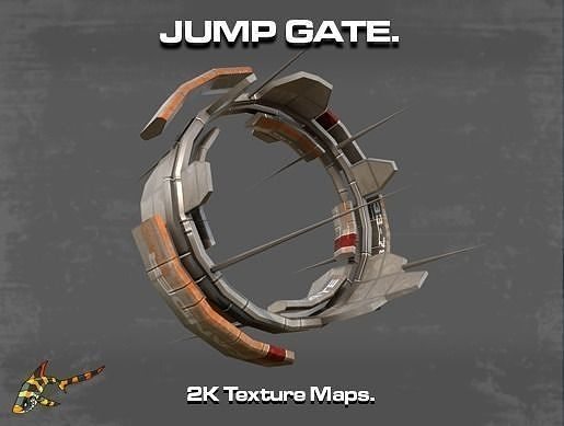 3D model JUMP GATE VR / AR / low-poly | CGTrader