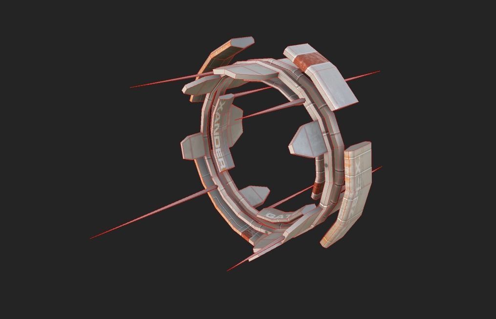 3D model JUMP GATE VR / AR / low-poly | CGTrader