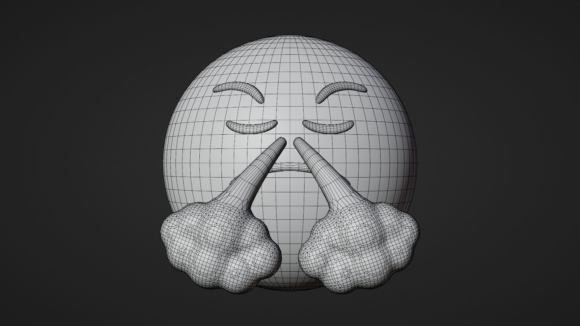 Frustrated Steam Face Emoticon Emoji or Smiley 3D model | CGTrader