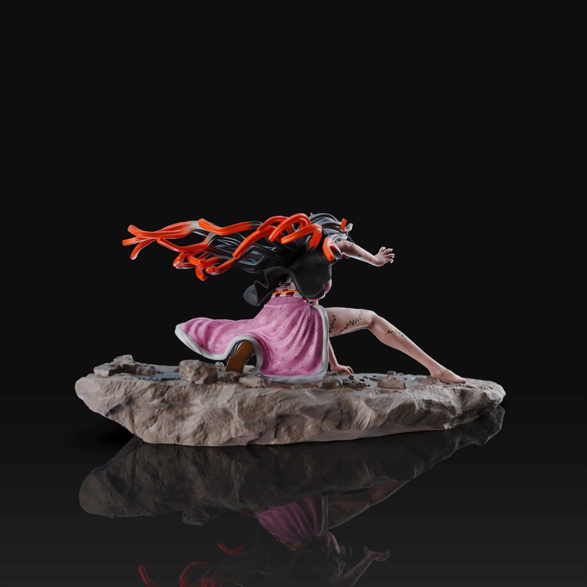Kamado Nezuko 3D model 3D printable | CGTrader