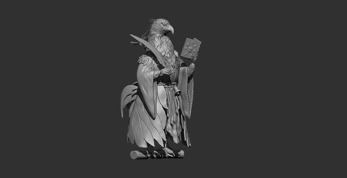 Stylized eagle 3D model 3D printable | CGTrader
